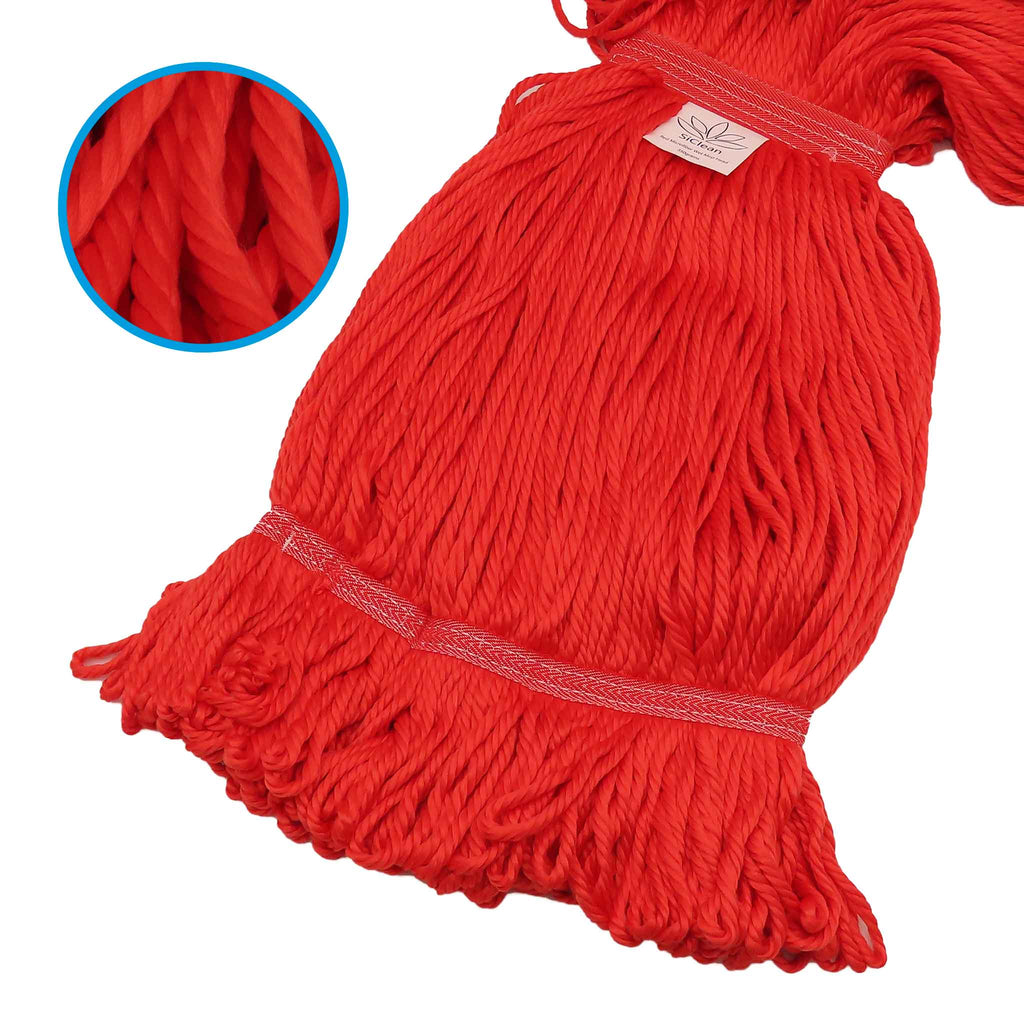 Mopa Microfibra 350gr Extremos Cosidos, Azul, Naranja, Verde o Roja ...